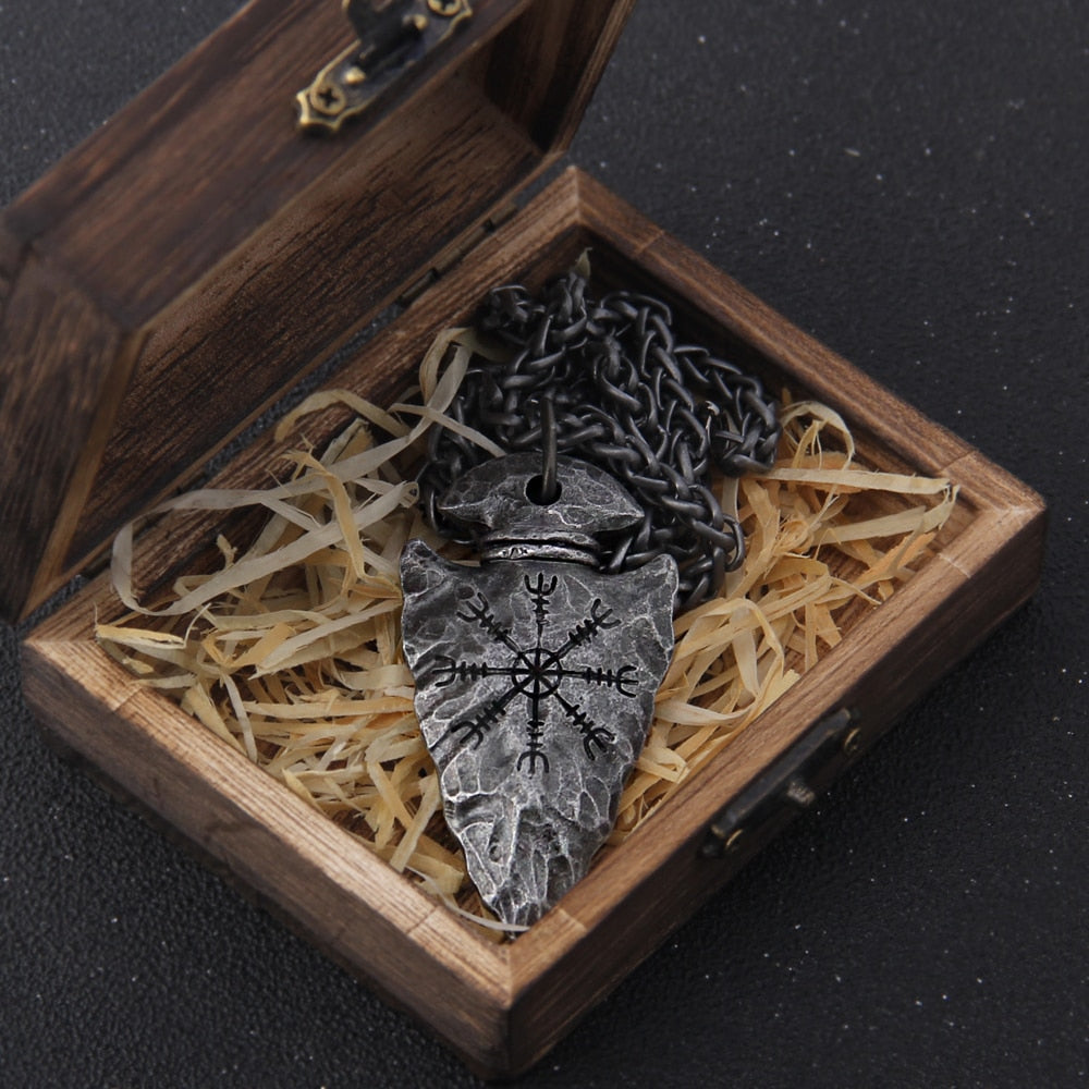 Vegvisir - Spearhead Necklace – Nordicmoon co
